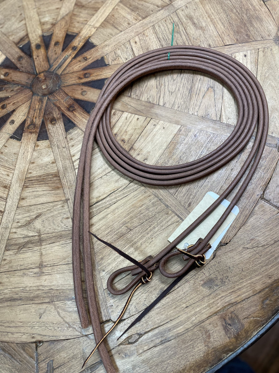 1/4 x 8 ft Xtra Heavy Oiled Split Reins – Josey Western Store