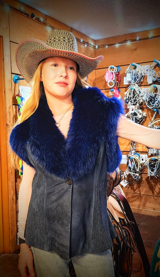 FROM MARTHA'S CLOSET! Custom Made Leather Vest by Kippys – Josey ...